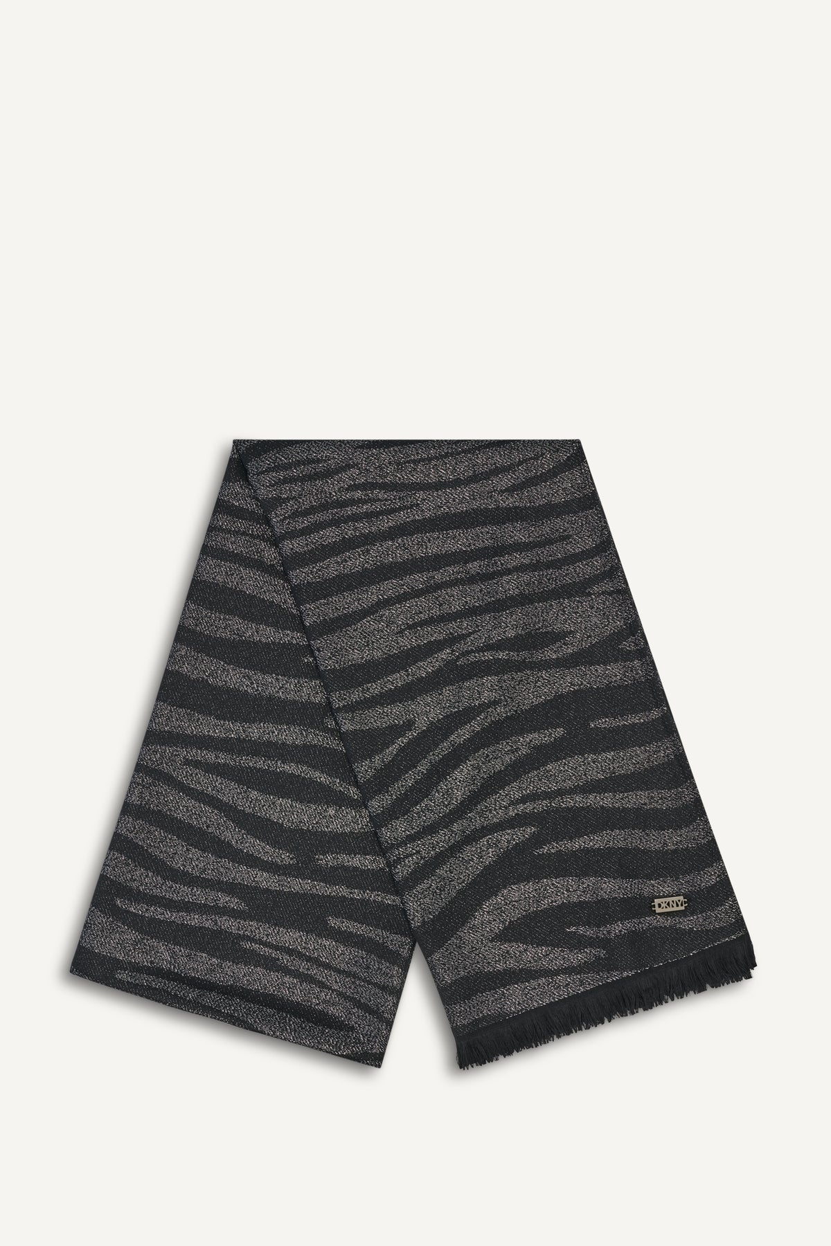 Metallic Zebra Wrap | PartyCold Weather | DKNY