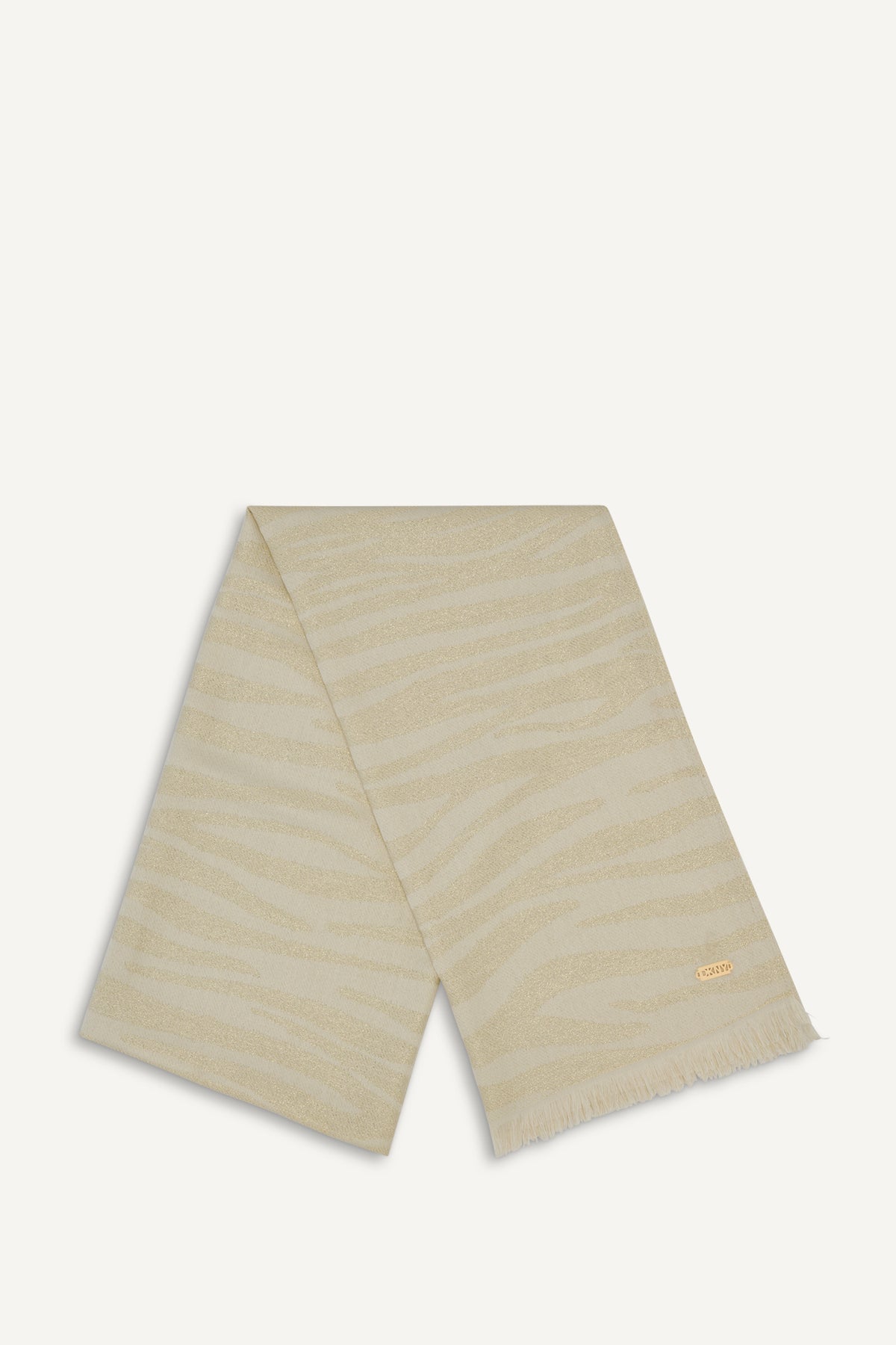 Metallic Zebra Wrap | PartyCold Weather | DKNY