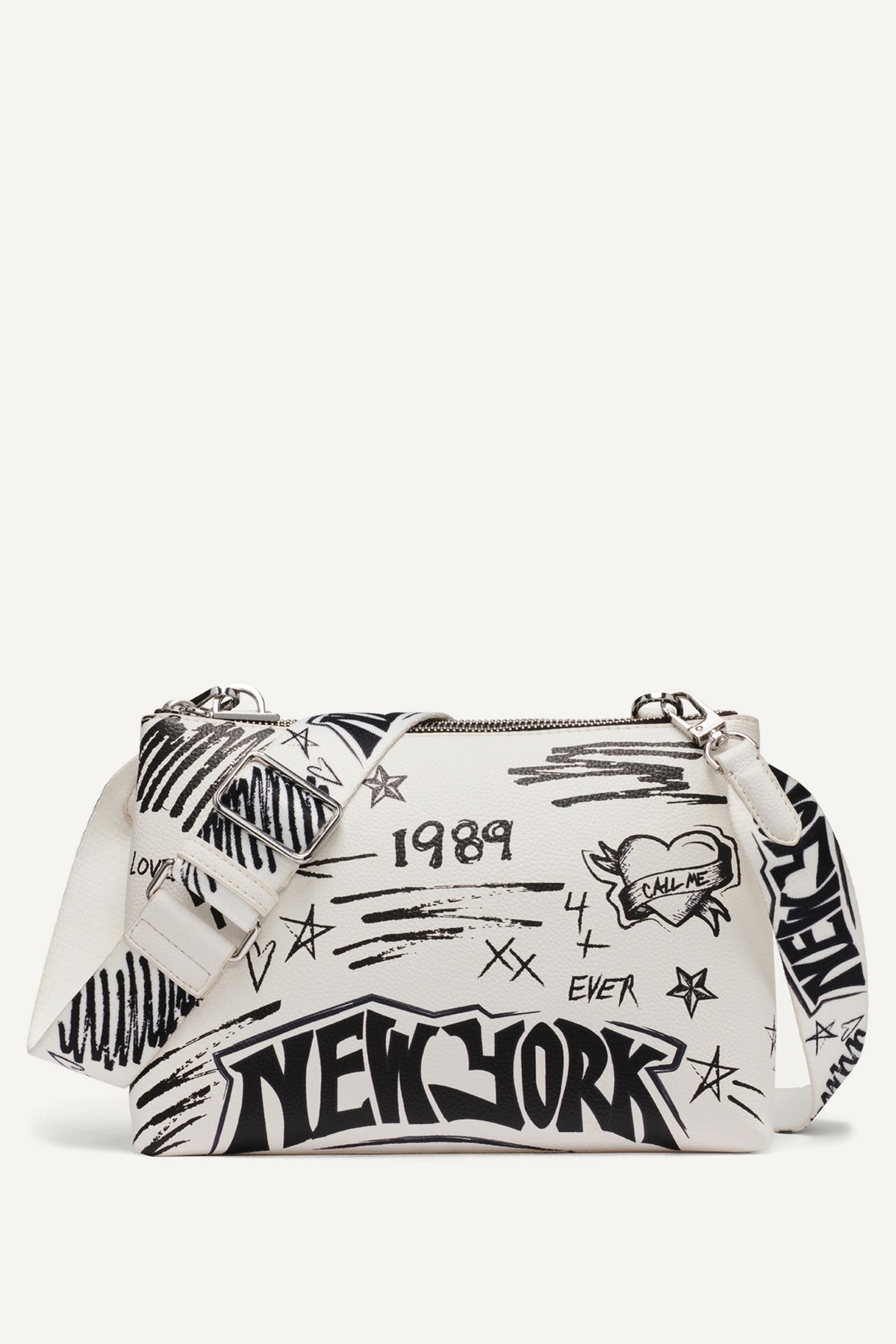 Tinsley Graffiti Logo Crossbody | Crossbodies | DKNY