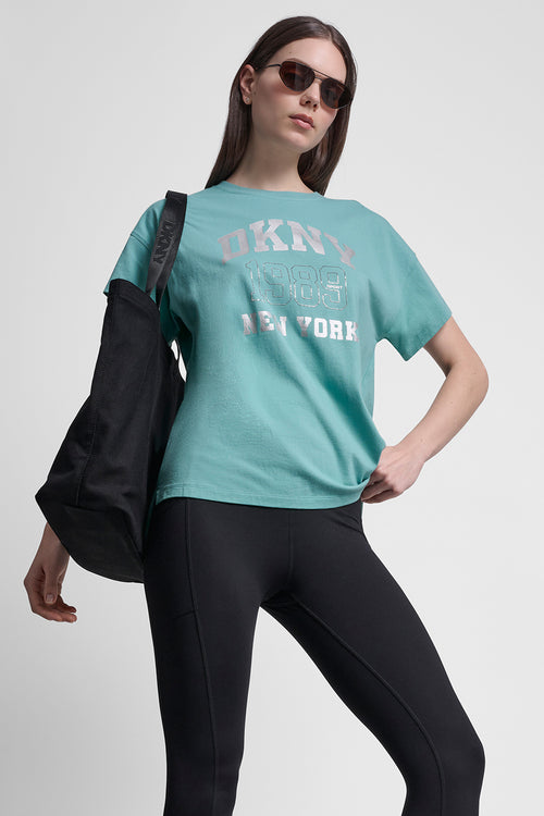 Dkny 1989 Logo Rhinestud Tee | Tee | DKNY